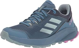 adidas Womens Terrex Trailrider Trail Running Shoe, Wonder Steel/Magic Grey Met/Pulse Lilac, 11