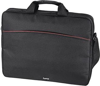 Hama Sacoche Ordinateur Portable 17.3 pouces (Sac Ordinateur Tortuga, Sac à Bandoulière PC et Tablette 44cm, Pochette Housse PC, Idéal Cadeau) Noir