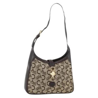 Celine Sac bandouli&egrave;re vintage Pre-owned - Femme - Pre-owned - Beige - Taille: ONE Size