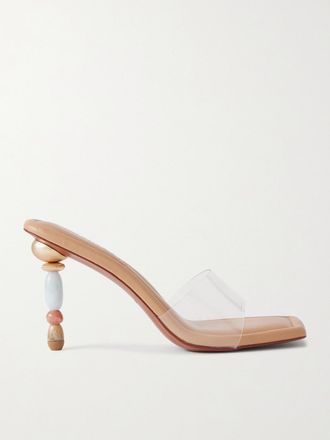 Cult Gaia Mules En Pvc Mahina - Neutres