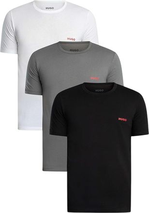 HUGO BOSS Hugo - Triplet T-Shirt f&uuml;r Herren (3er-Pack) (Schwarz/Grau/Wei&szlig;)