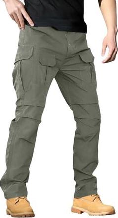 Generic Pantalon tactique multi-poches pour homme, l&eacute;ger, imperm&eacute;able, respirant, pantalon cargo multi-poches, durable et pratique, pantalon de travail de s&eacute;c