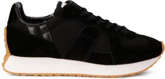 Comme Des Garçons baskets lacées à patch logo - Noir