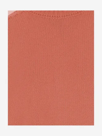 SA SU PHI Womens Cashmere Jade Sweater Orange