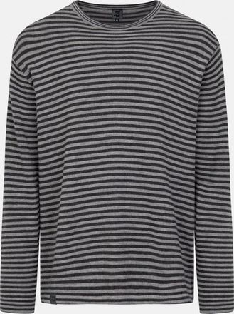 Hanseheld Herren Strickpullover Merino Anthrazit Grau Ges