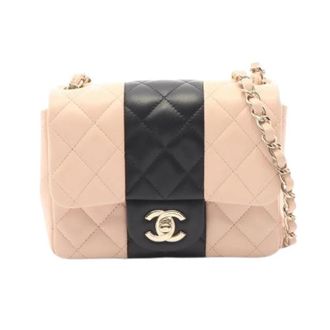 Chanel Pre-owned Mini Matelasse Lambskin Umh&auml;ngetasche - - Pre-owned - Damen - Rosa - ONE SIZE