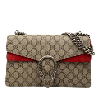 Gucci Sac bandouli&egrave;re Dionysus Pre-owned - Femme - Pre-owned - Beige - Taille: ONE Size
