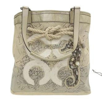 Coach Pre-owned Canvas Tote - - Pre-owned - Damen - Beige - ONE SIZE