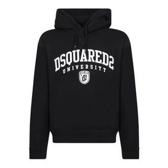 Dsquared2 Herren, Sweatshirts & Hoodies, Schwarzk, SGröße