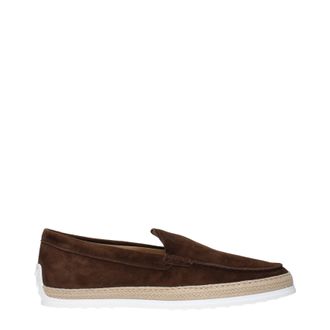 Tod's Tods Hommess Slip On Su&egrave;de Marron/Marron Fonc&eacute;