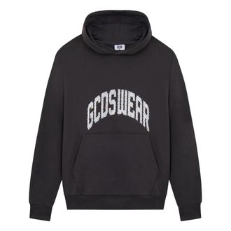 GCDS Hoodie mit farbigen Strasssteinen - - Sweatshirts & Hoodies - Herren - Grau - XS