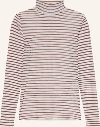 Darling Harbour Darling Harbour Longsleeve Aus Mesh braun
