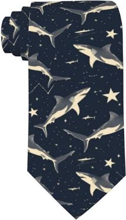 Generic Petits Requins Mignons Cravate Classique Cravates Doux Cravate Homme Pour Célébrations Scolaires Adultes