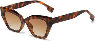 Generic Lunettes de soleil femmes &agrave; la petit cadre f&ecirc;te vacances lunettes(Brown)