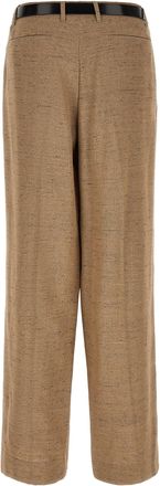 Dolce & Gabbana Womens Beige Viscose Casual Pants