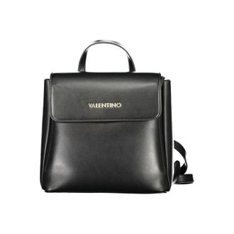 Mario Valentino Mario Valentino Schwarzer Polyurethan Damen-Rucksack