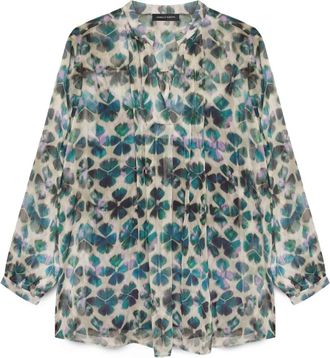 Fiorella Rubino Damen, Blusen & Hemden, Mehrfarbig, 2XLGröße