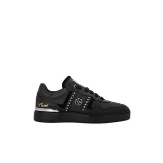 Philipp Plein Low Top Sneakers Mix Cut Studs - - Shoes - Herren - Schwarzk - 45 EU