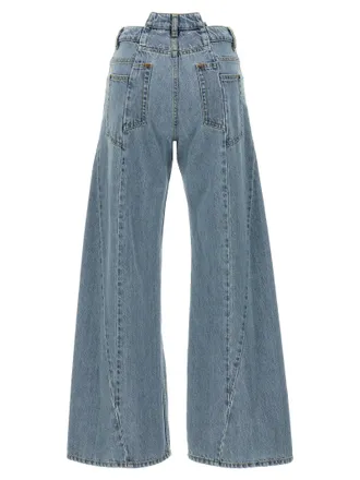 Maison Margiela Womens Blue Cotton Jeans Denim Clothing