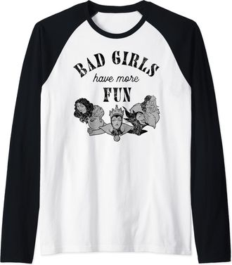 Disney Villains Bad Girls Have More Fun C1 Raglan