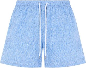 Fedeli Homme, Maillots de bain, Bleu, Taille: M Madeira Swim Shorts