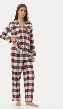 Lauren Ralph Lauren Pyjama ILN92551F Creme Relaxed Fit