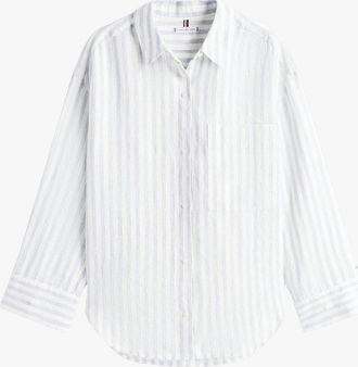 Tommy Hilfiger Chemise ray&eacute;e en lin