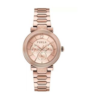 Furla Femme, Accessoires, Rose, Taille: ONE Size Montre habill&eacute;e en acier inoxydable avec d&eacute;tails