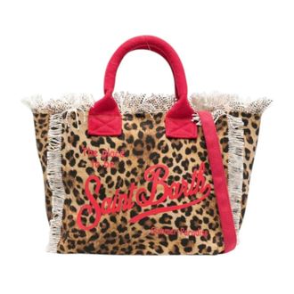 Saint Barth Femme, Sacs, Multicolore, Taille: ONE Size Borsa a tracolla piccola maculata scritta