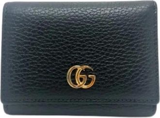 Gucci Portefeuille Pre-owned (tri-pli) - Femme - Pre-owned - Noir - Taille: ONE Size