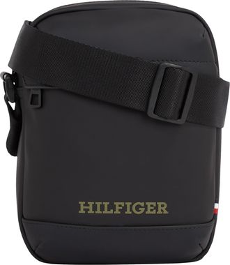 Tommy Hilfiger Herren Umhängetasche Monotype Mini Reporter Klein, Schwarz (Black), Einheitsgröße