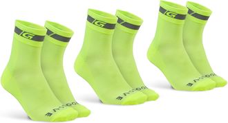 GripGrab Classic Regular Cut 1er und 3er Set Sommer Fahrradsocken Rennrad Mountainbike Indoor Cycling Radsport Socken