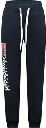 Geographical Norway Machalama Men - Pantalon Jogging Style - Vetements Sport Confortable Doux - Survetement Homme Decontracte Coton - Automne Hiver Printemps Été (Marine 