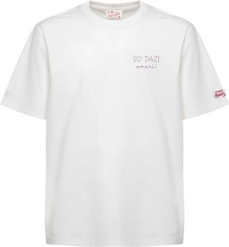 Saint Barth Homme, Tops, Blanc, Taille: XL T-shirt Portofino
