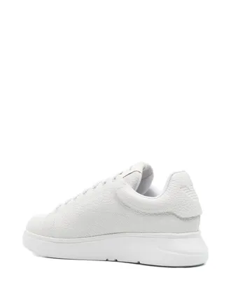 Emporio Armani Calf Leather Sneakers - White