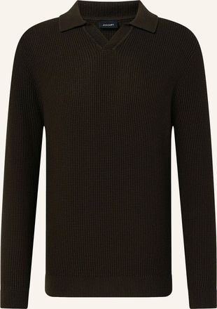 Joop Strick-Poloshirt Xennder braun
