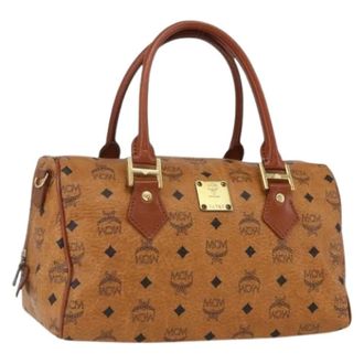 MCM Sac Boston Pre-owned - Femme - Pre-owned - Brun - Taille: ONE Size