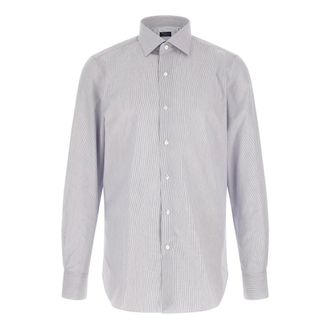 Finamore Homme, Chemises, Multicolore, Taille: 5XL Chemise Napoli