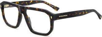Dsquared2 Homme, Accessoires, Brun, Taille: 57 MM Monture Optique