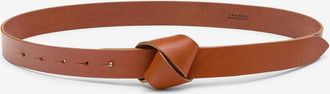 Isabel Marant Ceinture Lassio En Cuir - Femme - Naturel - Tailles - Isabel Marant
