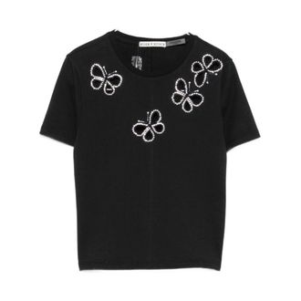 Alice & Olivia Alice + Olivia T-shirts und Polos Schwarz - - Tops - Damen - Schwarzk - XS