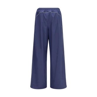 Balenciaga Mens Blue Cotton Athletic Pants