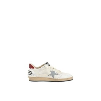 Golden Goose Homme, Chaussures, Beige, Taille: 46 EU Baskets en cuir avec &eacute;toile embl&eacute;matique et inserts en daim