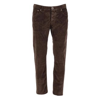 Jacob Cohen Straight Hosen - - Trousers - Herren - Braun - W40