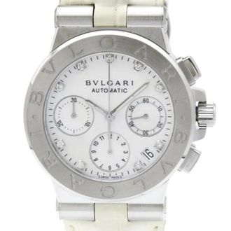 Bulgari Pre-owned Diagono Dg35Sch Montre-bracelet - Femme - Pre-owned - Blanc - Taille: ONE Size