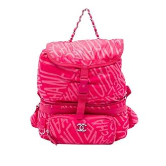 Chanel Pre-owned Convertible Nylon Backpack - - Pre-owned - Damen - Rosa - ONE SIZE