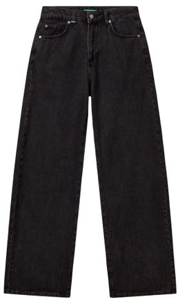 Benetton Damen Pantalone 43unde02b Hose, Schwarz, 27