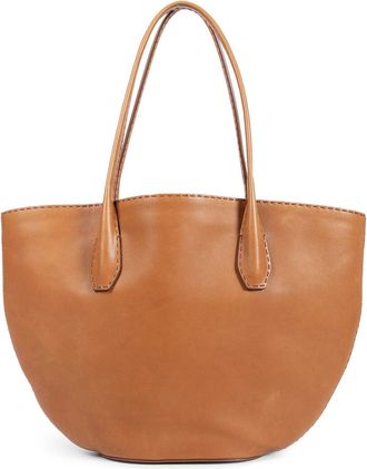 The Row Alger Tote Bag in Leather