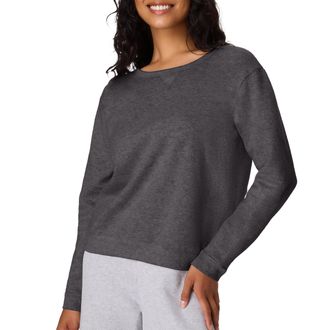 Hanes Damen ecosmart athletic sweatshirts, Schiefer-heather, M EU