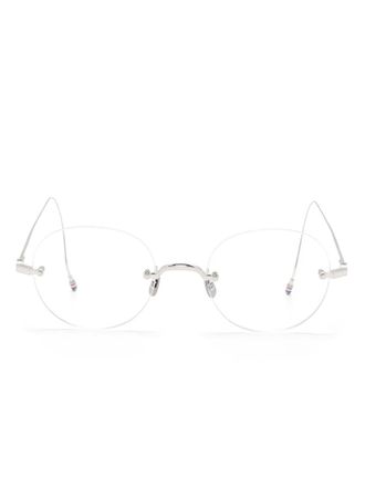 Thom Browne lunettes de vue à monture ronde - Argent